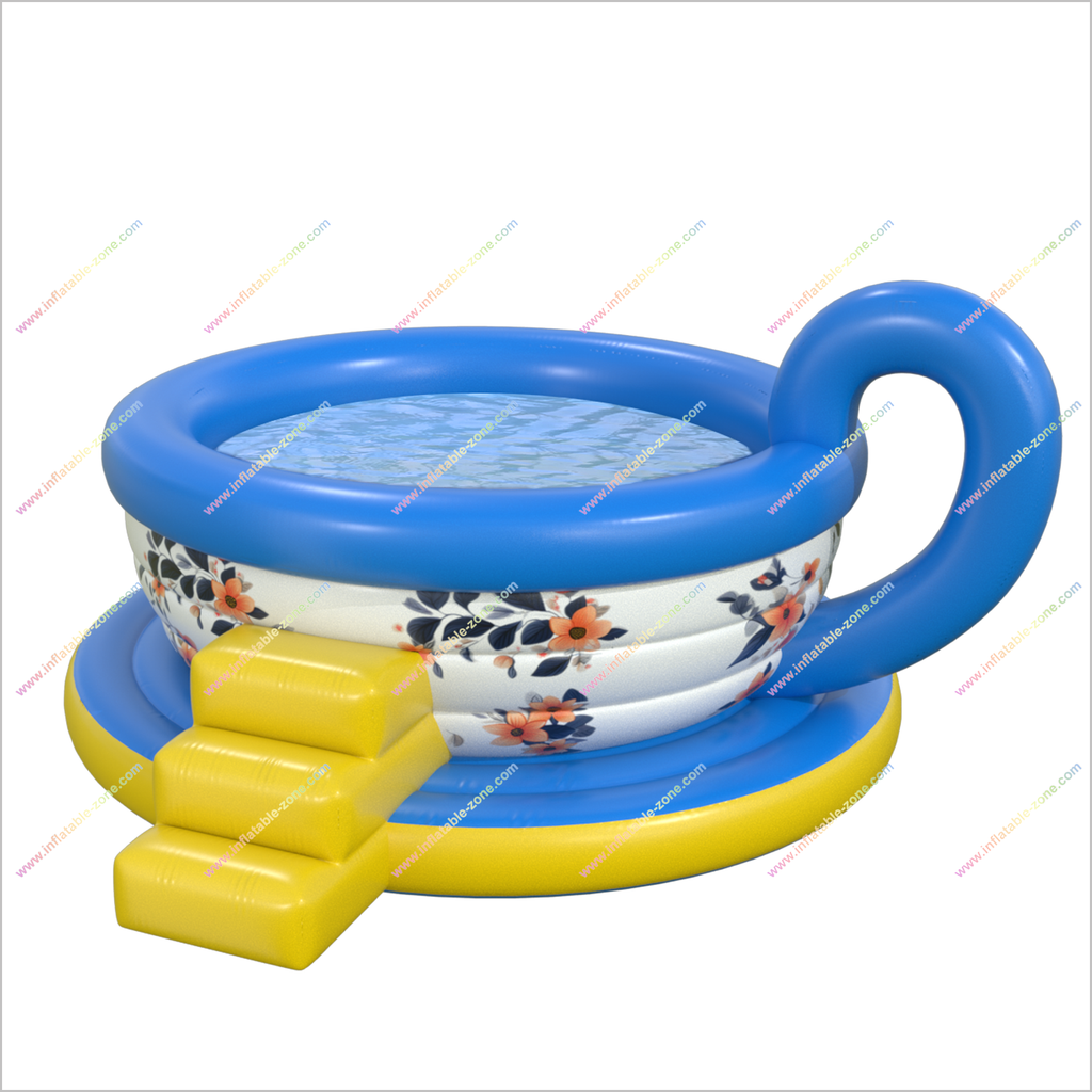 Outdoor Garden Decoration Inflatable Teacup Pool Cool And Fun Toys Inf