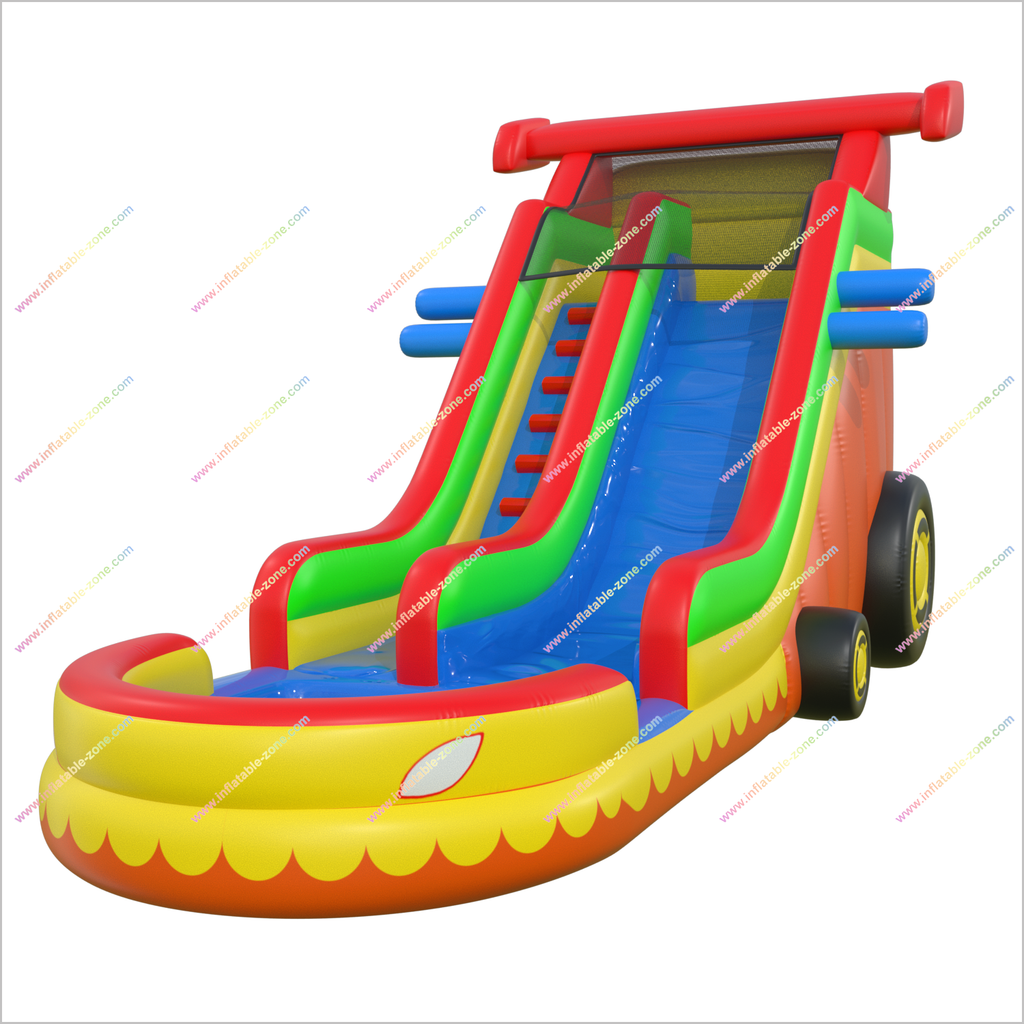 Racing Car Inflatable Water Slide Hire Near Me Childrens Playground ...