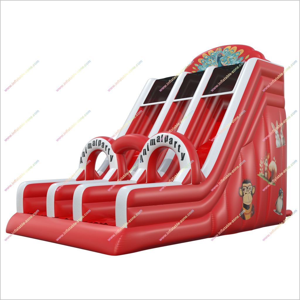 Animal Themed Party Inflatable Slide Rental Near Me Fun Park Amusement