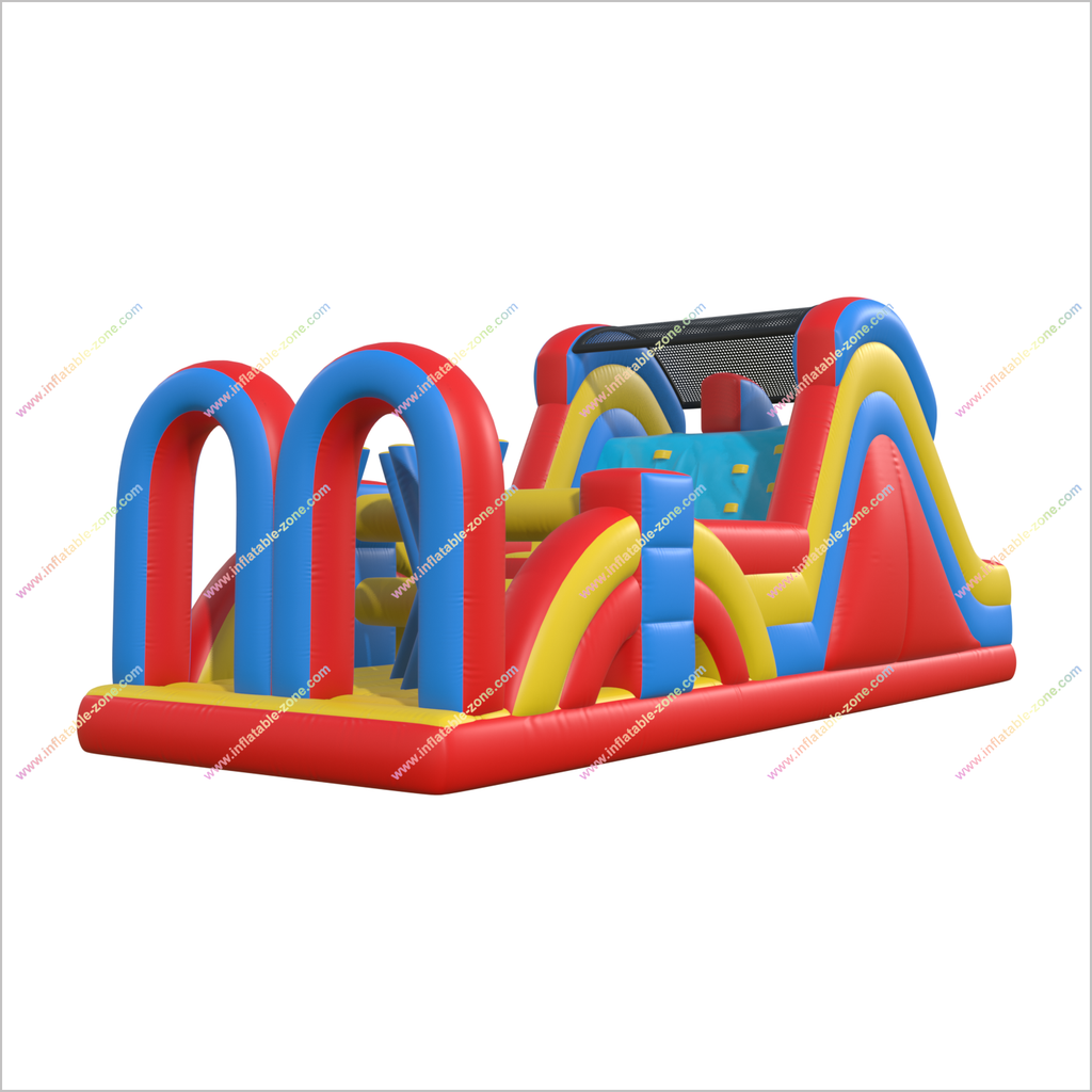 Inflatable Obstacle Course Hire Near Me Interactive Park Obstacle Cour