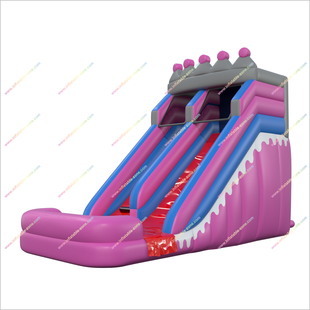 Princess Crown Inflatable Slides Near Me Fun Amusement Parks Dry Slide