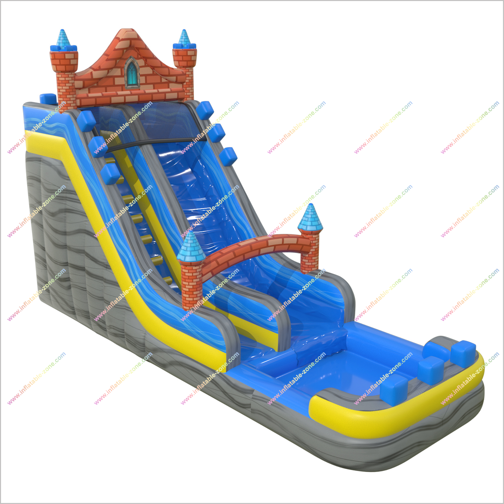 Commercial Kids Adults Inflatable Castle Water Slide Backyard Outdoor