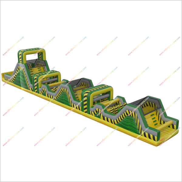Danger Zone Toxic Inflatable Obstacle Course Ninja Warrior Challenge M
