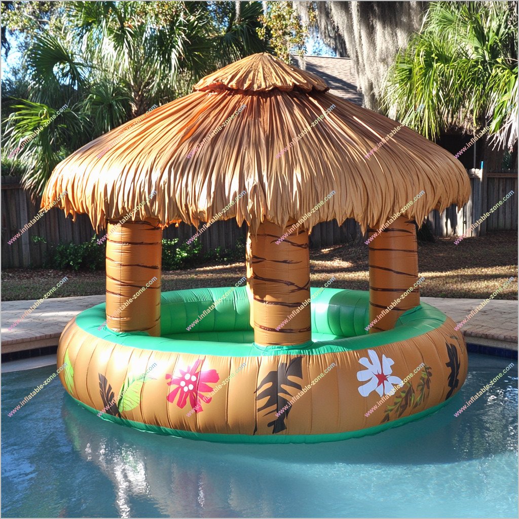 Inflatable Float Tiki Bar On The Water Floating Tiki Bar Near Me Outdo