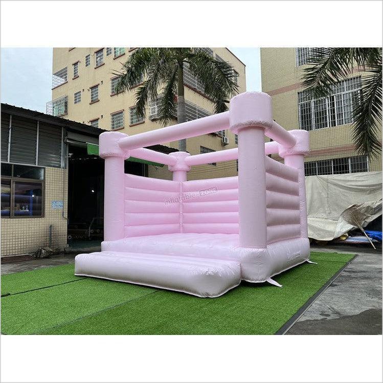 Pastel Inflatable Bouncy Castle, Pink Bounce House