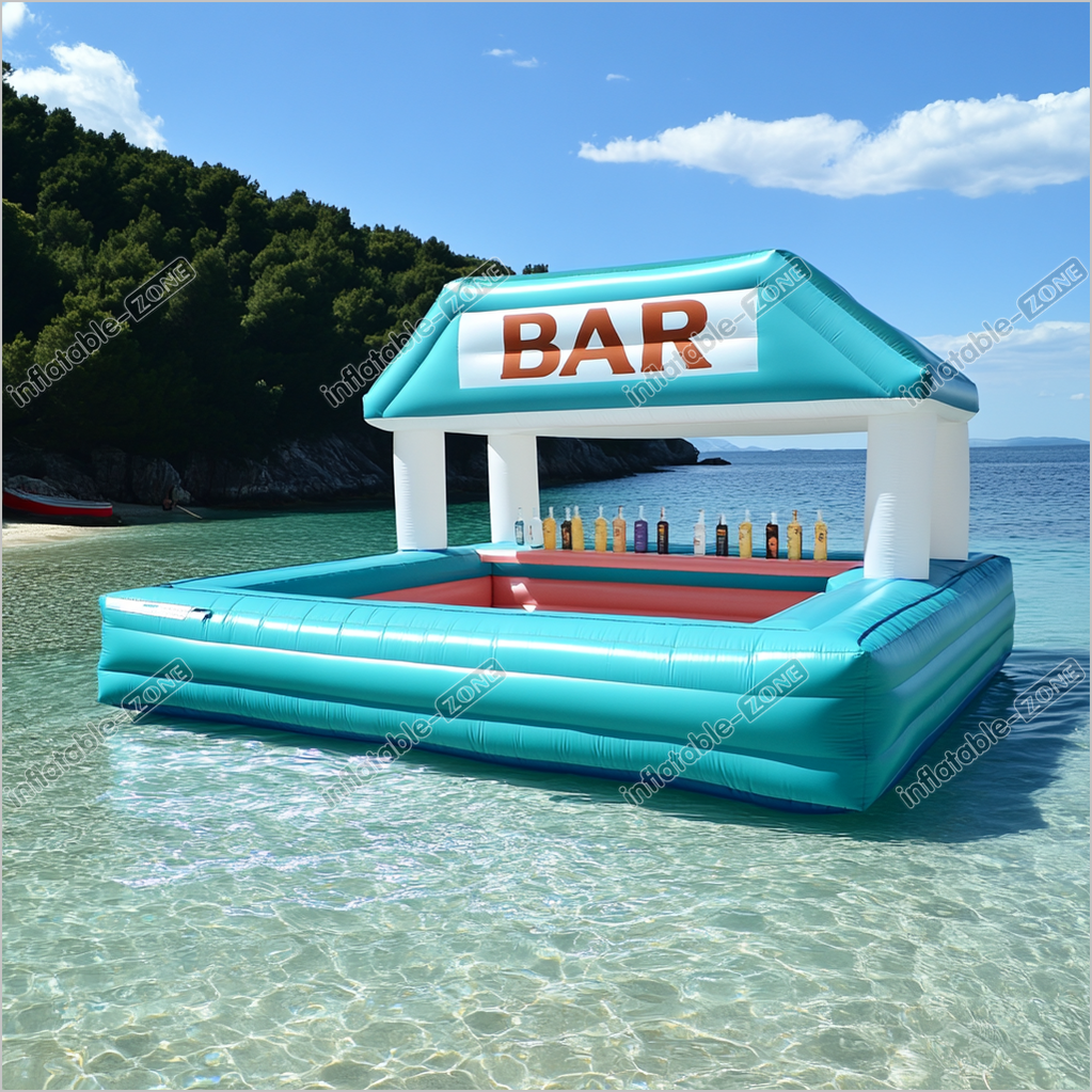 Outdoor Water Toys Floating Bar Inflatable Fun Swimming Games Inflatab ...