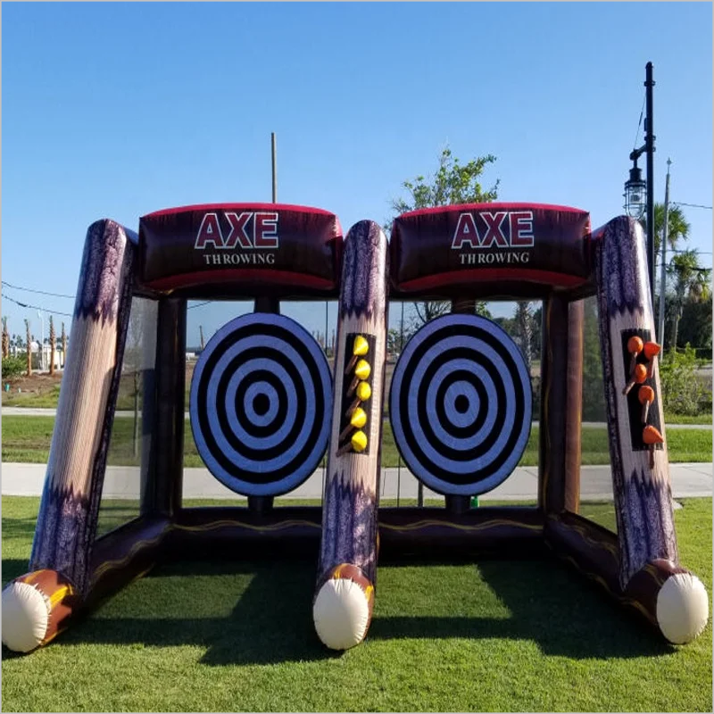 Outdoor Commercial Playground Equipment Inflatable Axe Throwing Games