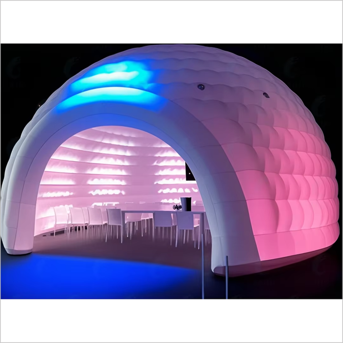 Striking LED Lighted Inflatable Event Tent Disco Igloo Wedding Welcome