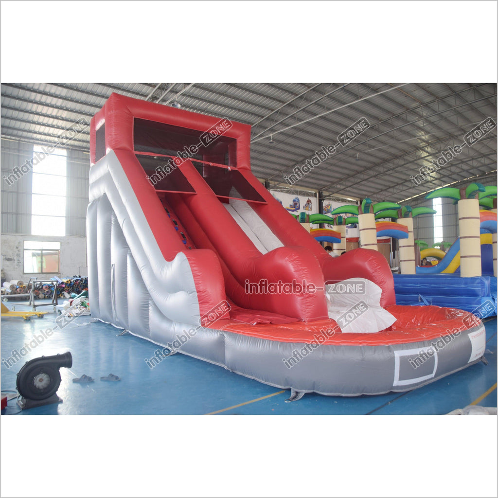 Commercial Inflatable Wet And Dry Water Slide Exciting Climb And Slide