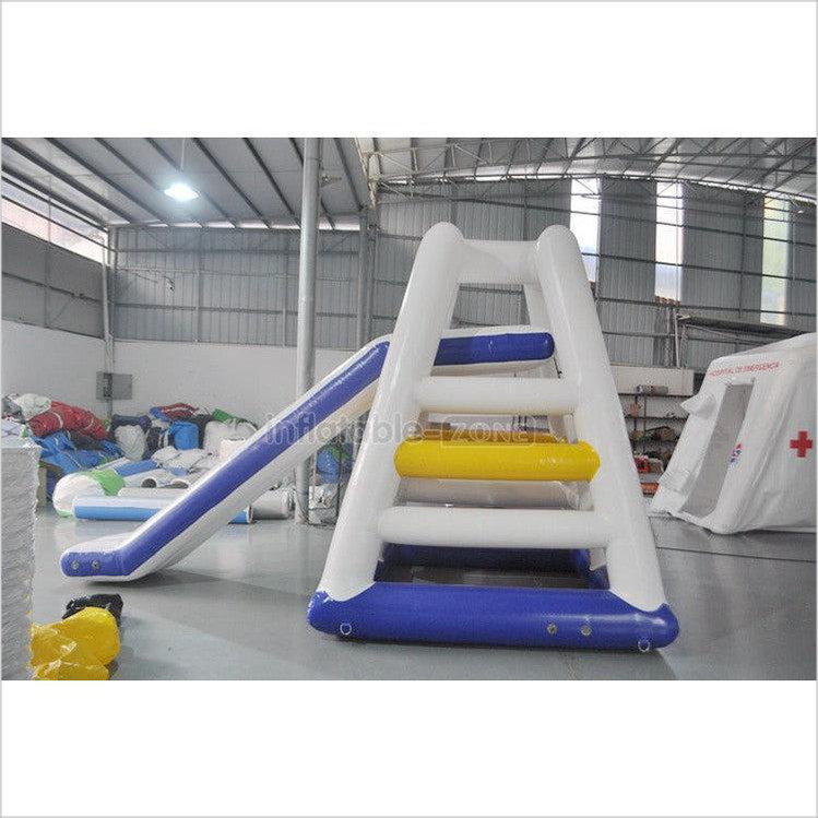 Aqua Sports Inflatable Floating Slide , Jungle Joe With Slide , Water