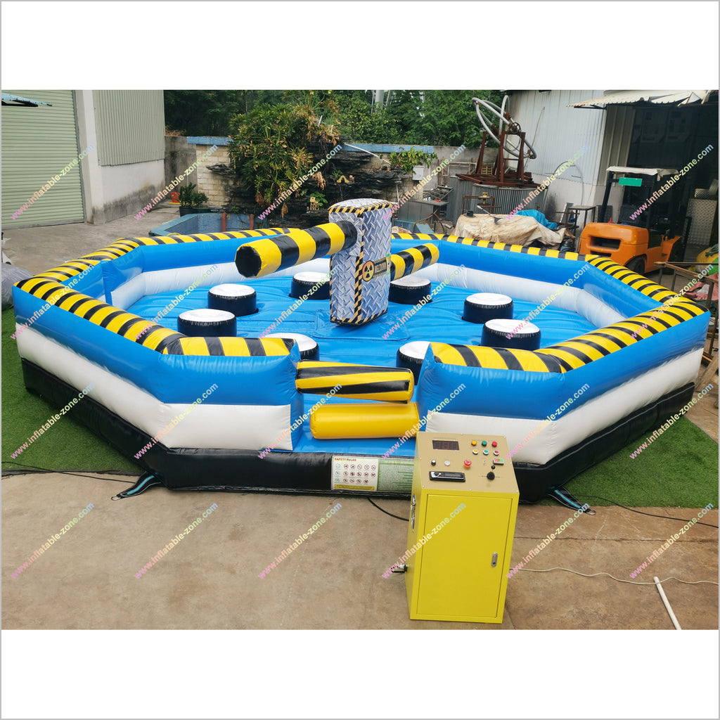Double Arms Meltdown Wipeout Inflatable Elimination Sport Toxic Meltdo
