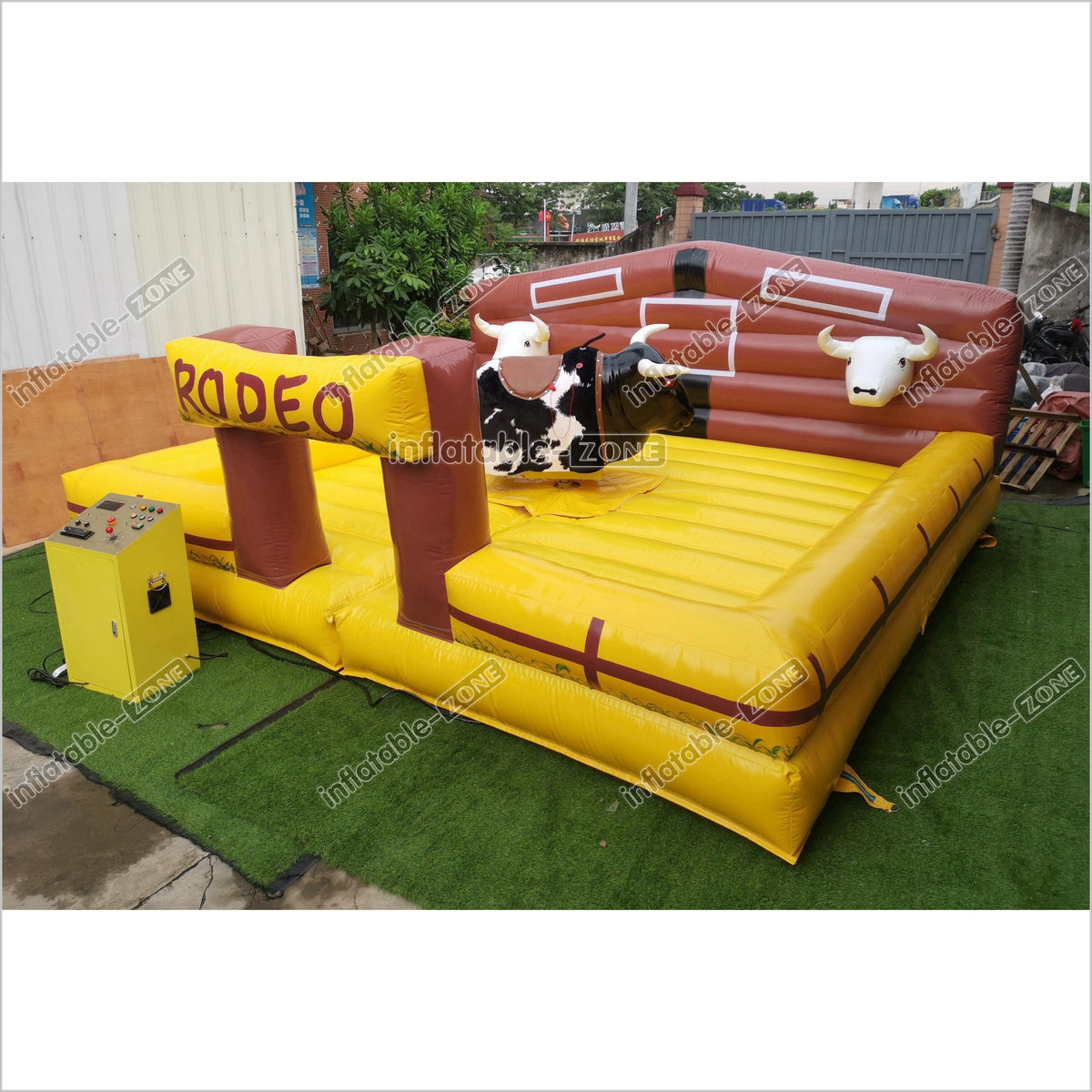 Fun Inflatable Bull Electric Bull Riding Inflatable Mechanical Bull Pr ...
