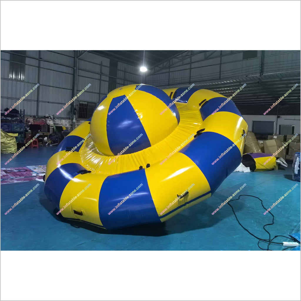 Saturn Inflatable Water Toy Rotation Floating Water Games Inflatable D