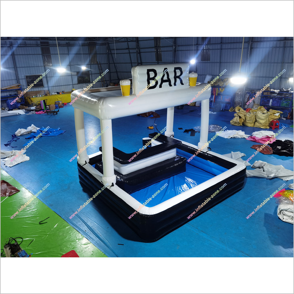 Relaxing Inflatable Pool Bar Water Inflatable Floating Pool Table Spor