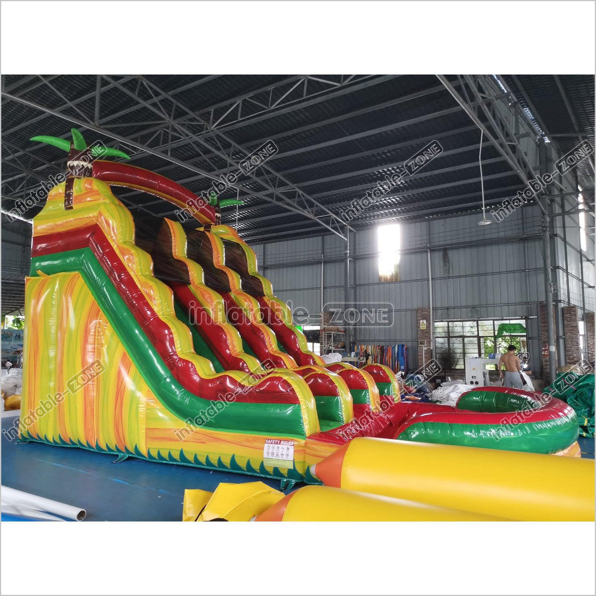 Inflatable Water Slide Slipping Slide With Pool Blow Up Bounce Slides ...