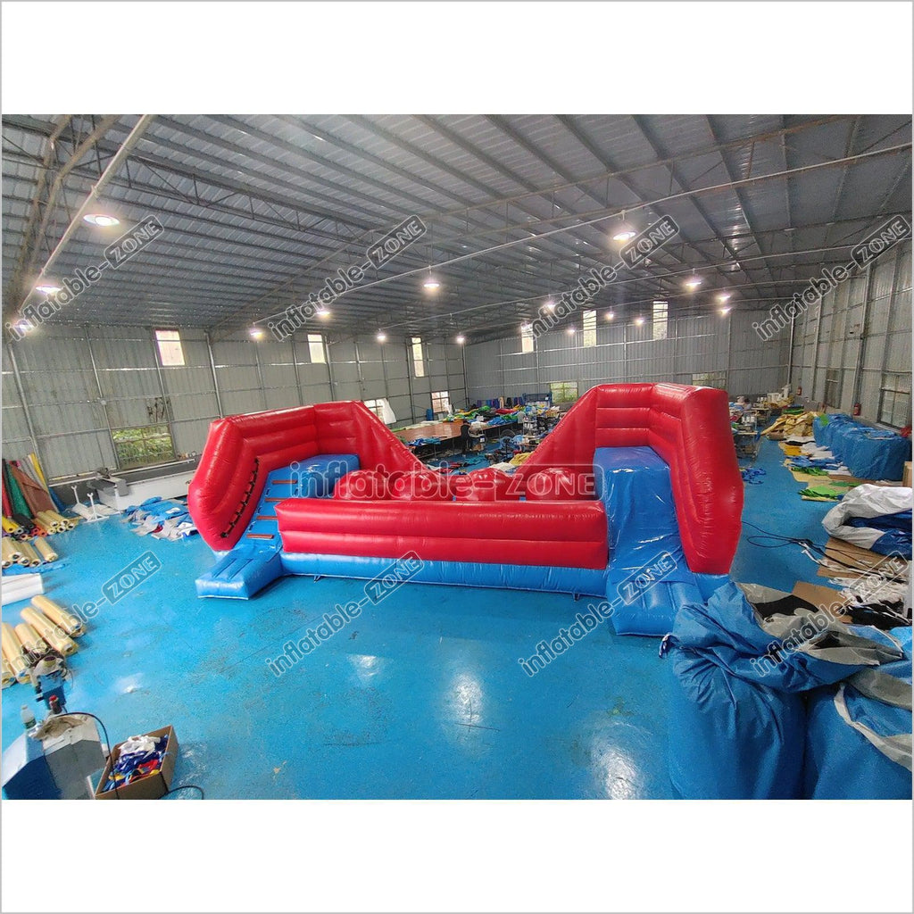 Inflatable Big Balls Wipeout Run Sports Game Inflatable Obstacle Cours ...