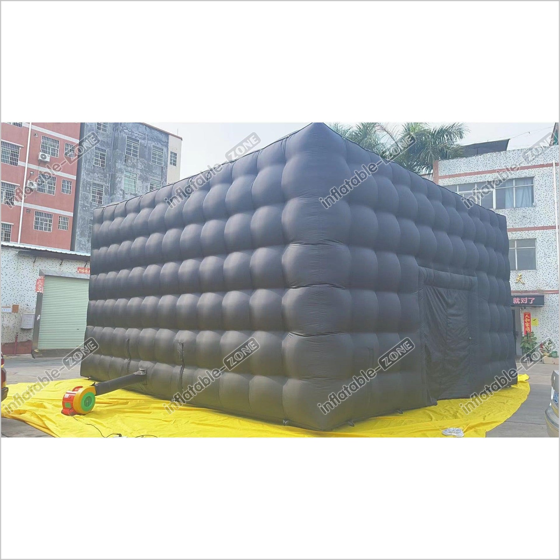 Black Giant Inflatable Cube Tent Party Disco Booth Nightclub Outdoor I ...