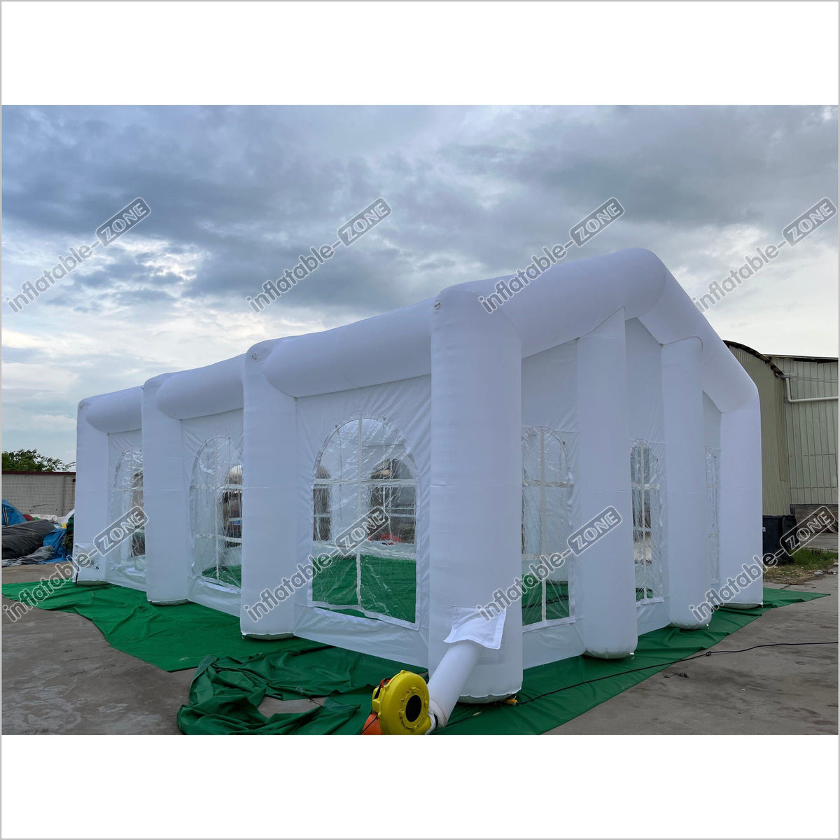 Outdoor White L Inflatable Wedding Party Tent Dining Room Inflatable C ...