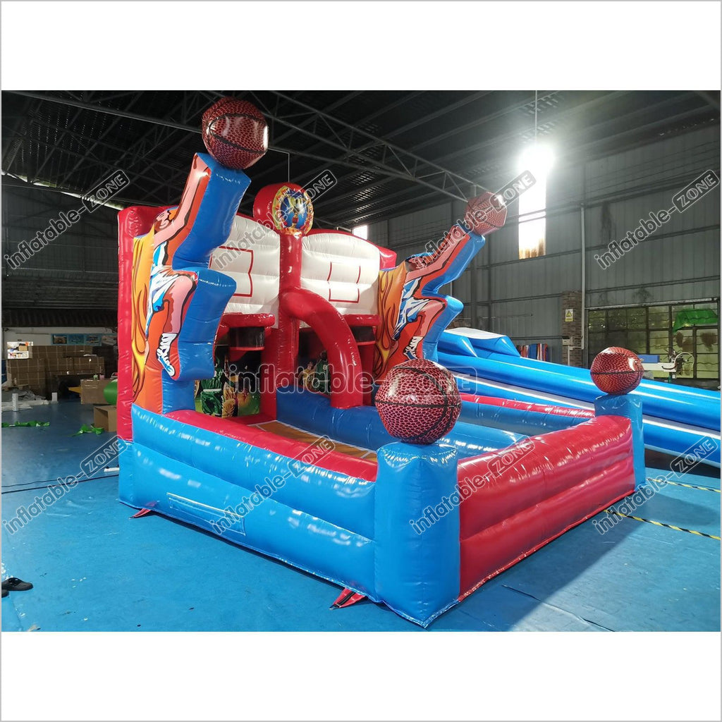 Commercial Inflatable Basketball Shooting Stars Interactive Sports Gam ...