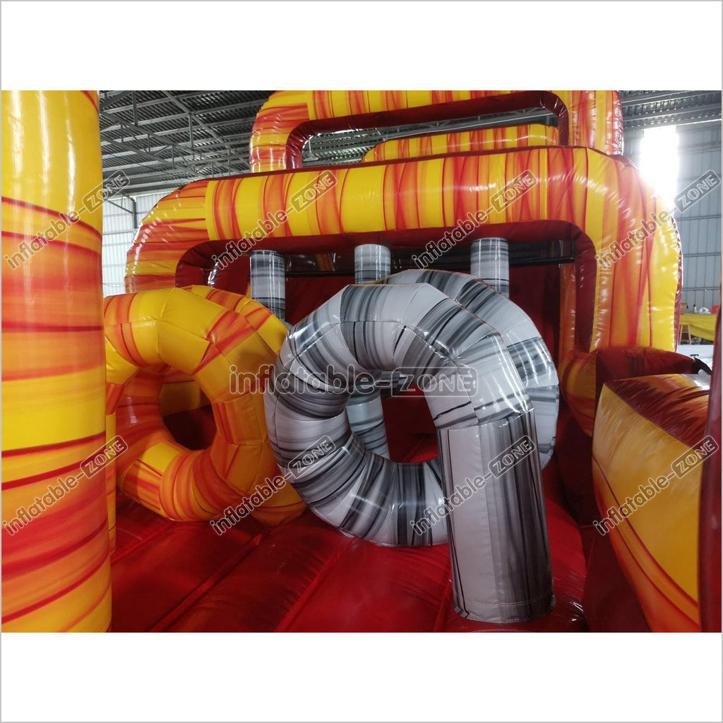 Inflatable Obstacle Course Bounce House Ninja Warrior Course Indoor Ob ...