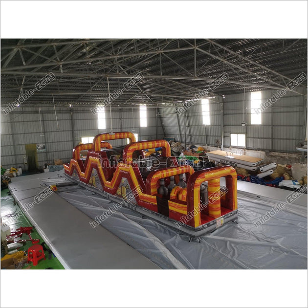 Inflatable Obstacle Course Bounce House Ninja Warrior Course Indoor Ob ...