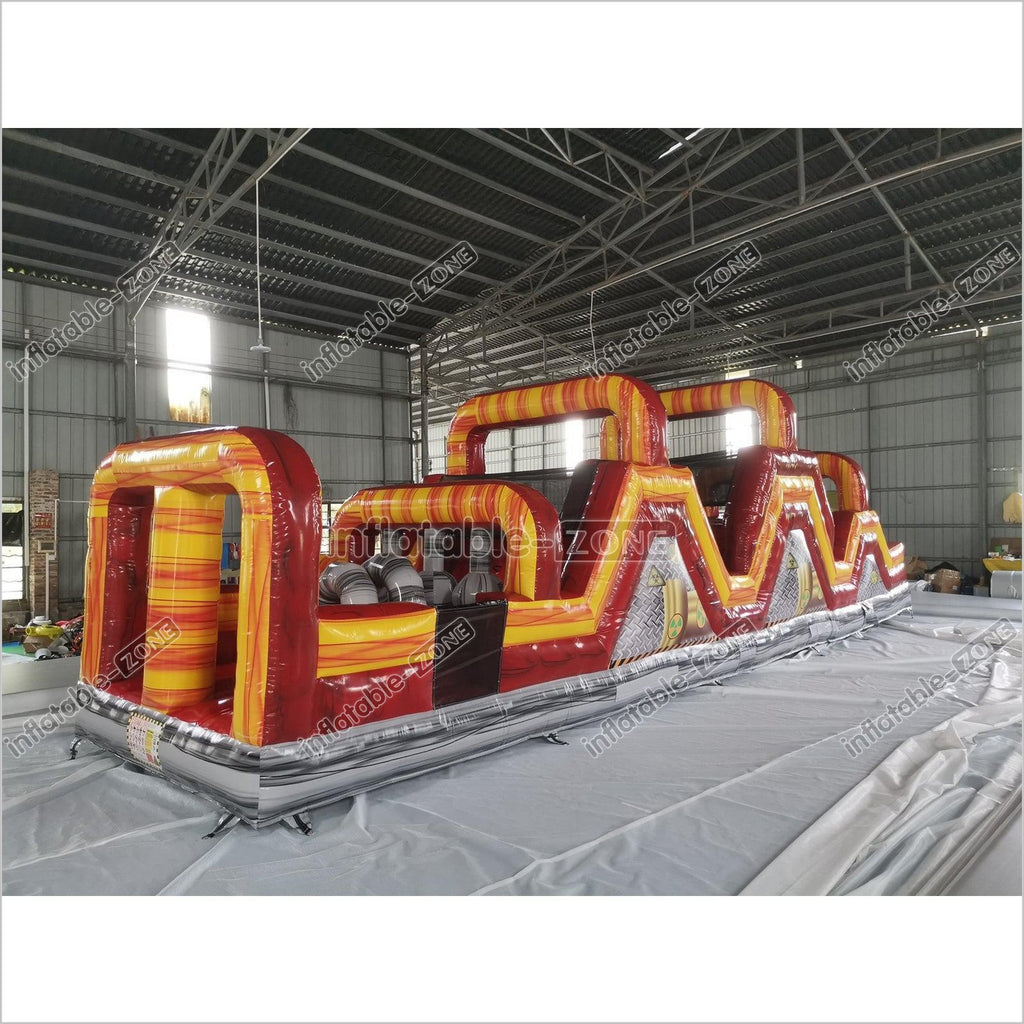 Inflatable Obstacle Course Bounce House Ninja Warrior Course Indoor Ob ...