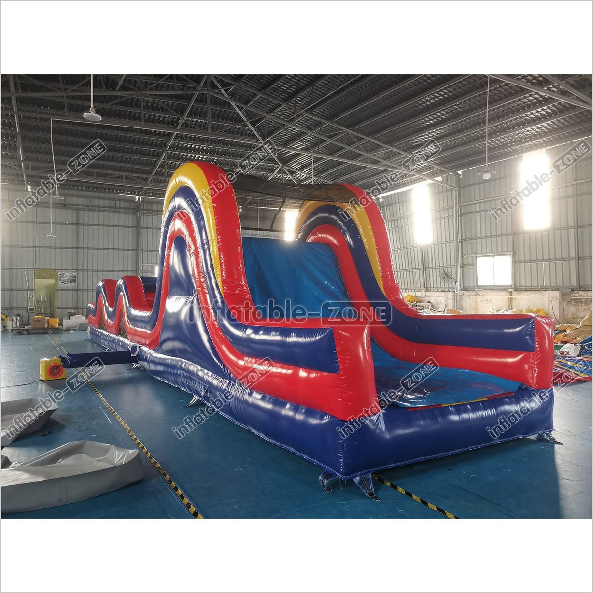 Inflatable Obstacle Course Bouncy Race With Obstacles Bounce House ...