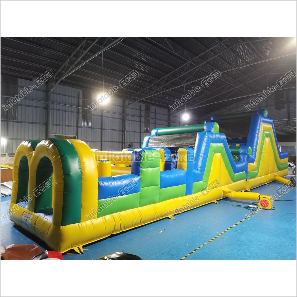 Inflatable Backyard Obstacle Course Slide Ninja Playgrounds Obstacle C