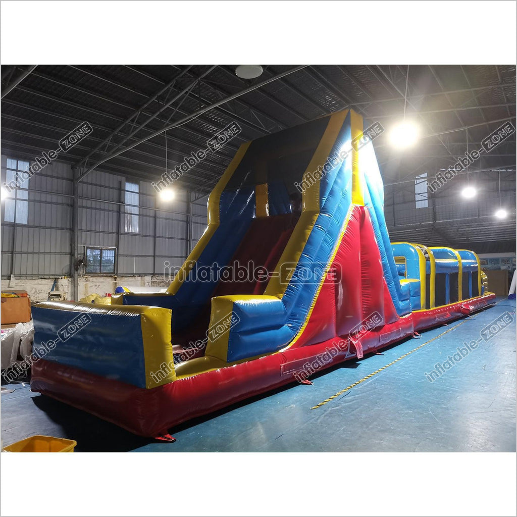 Team Playground Inflatable Obstacle Course Best Blow Up Backyard Climb ...