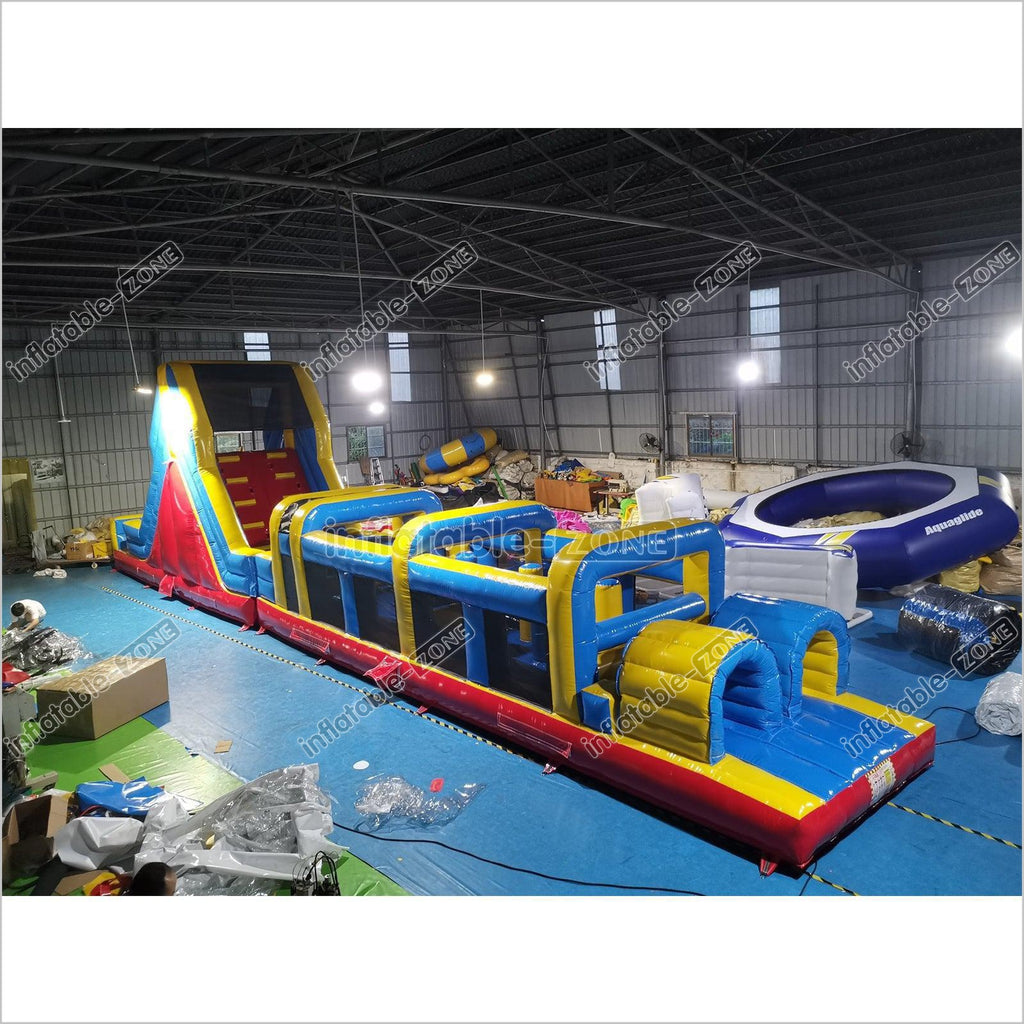 Team Playground Inflatable Obstacle Course Best Blow Up Backyard Climb ...