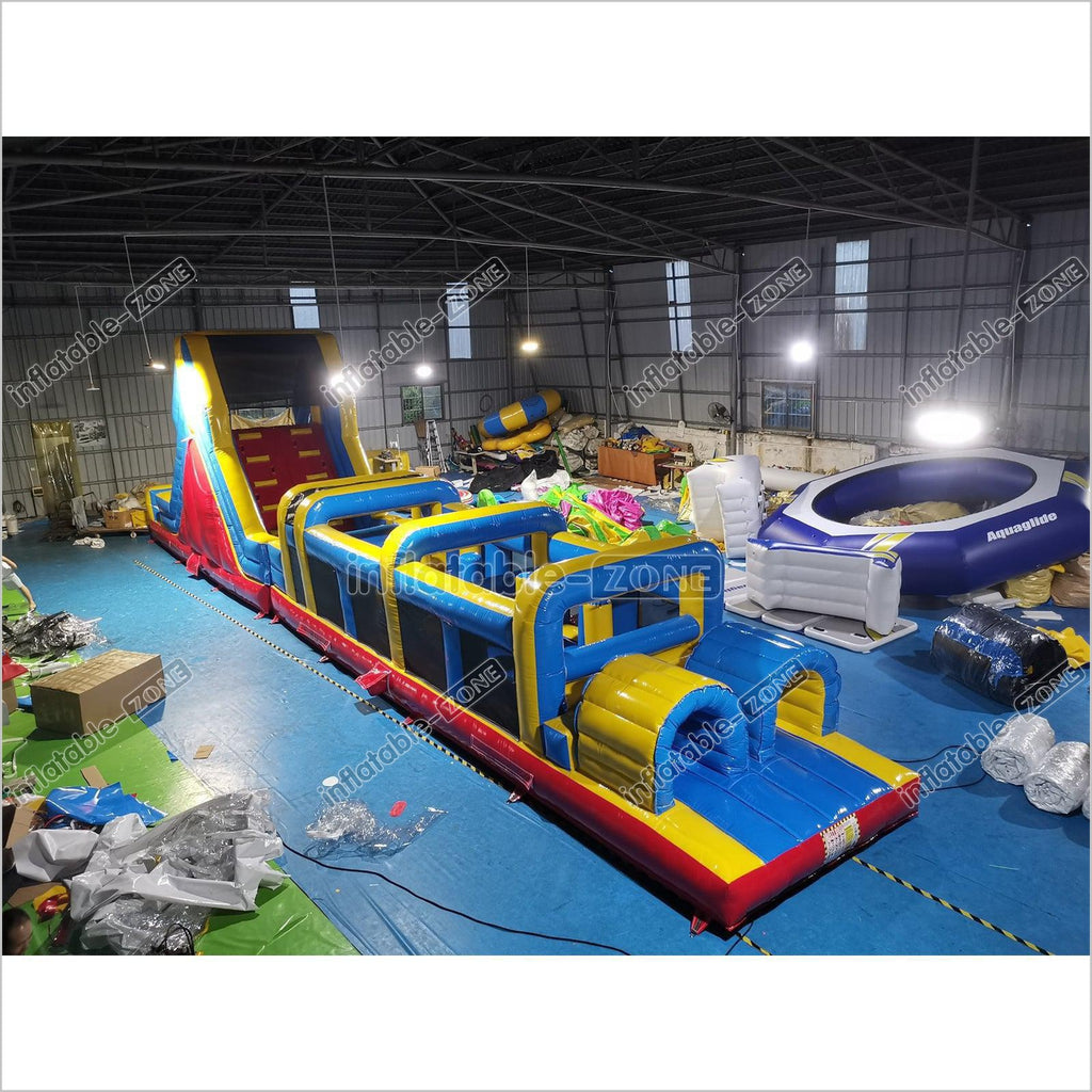 Team Playground Inflatable Obstacle Course Best Blow Up Backyard Climb