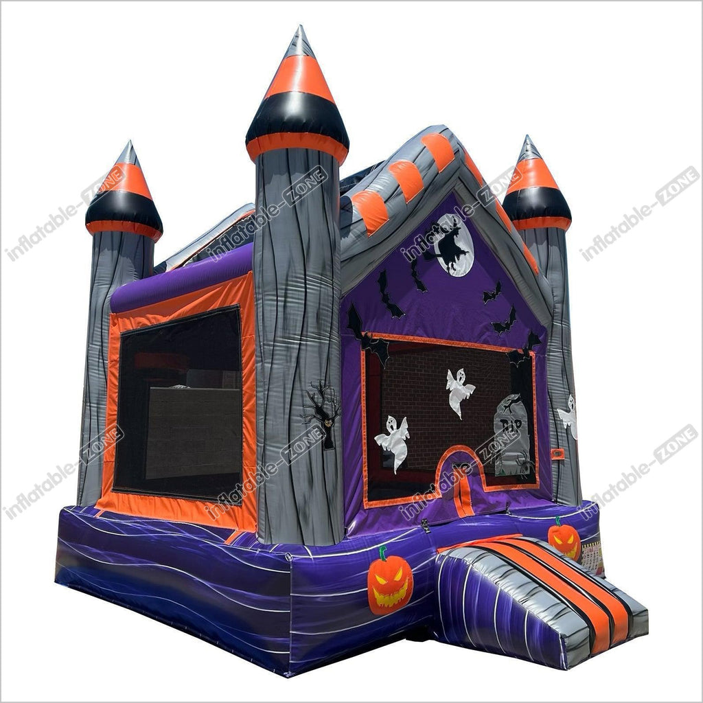 Outdoor Halloween Bouncy Castle Commercial Grade Inflatable Jumping Bo