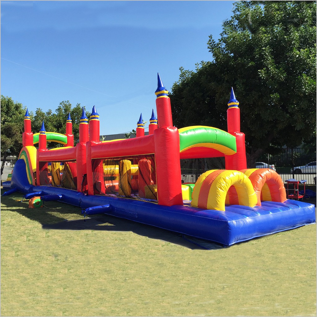Rainbow Titan Outdoor Obstacle Course Near Me Amusement Park Theme Par