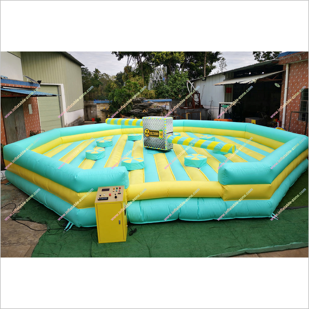 Meltdown Jumper Rental Inflatable Wipeout Trampoline Devil Wheel Mecha