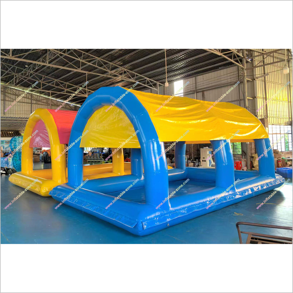 Inflatable Swimming Pool Cover Tent Water Play Games Pool Float Tent I
