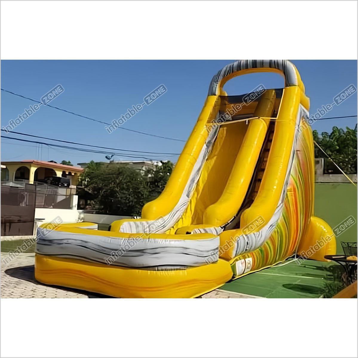Best Backyard Inflatable Water Slides Commercial Water Slide With Pool ...