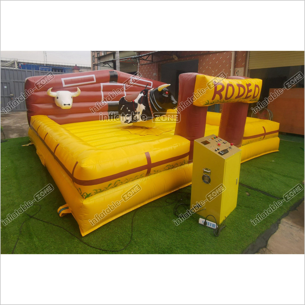 Fun Inflatable Bull Electric Bull Riding Inflatable Mechanical Bull Pr ...