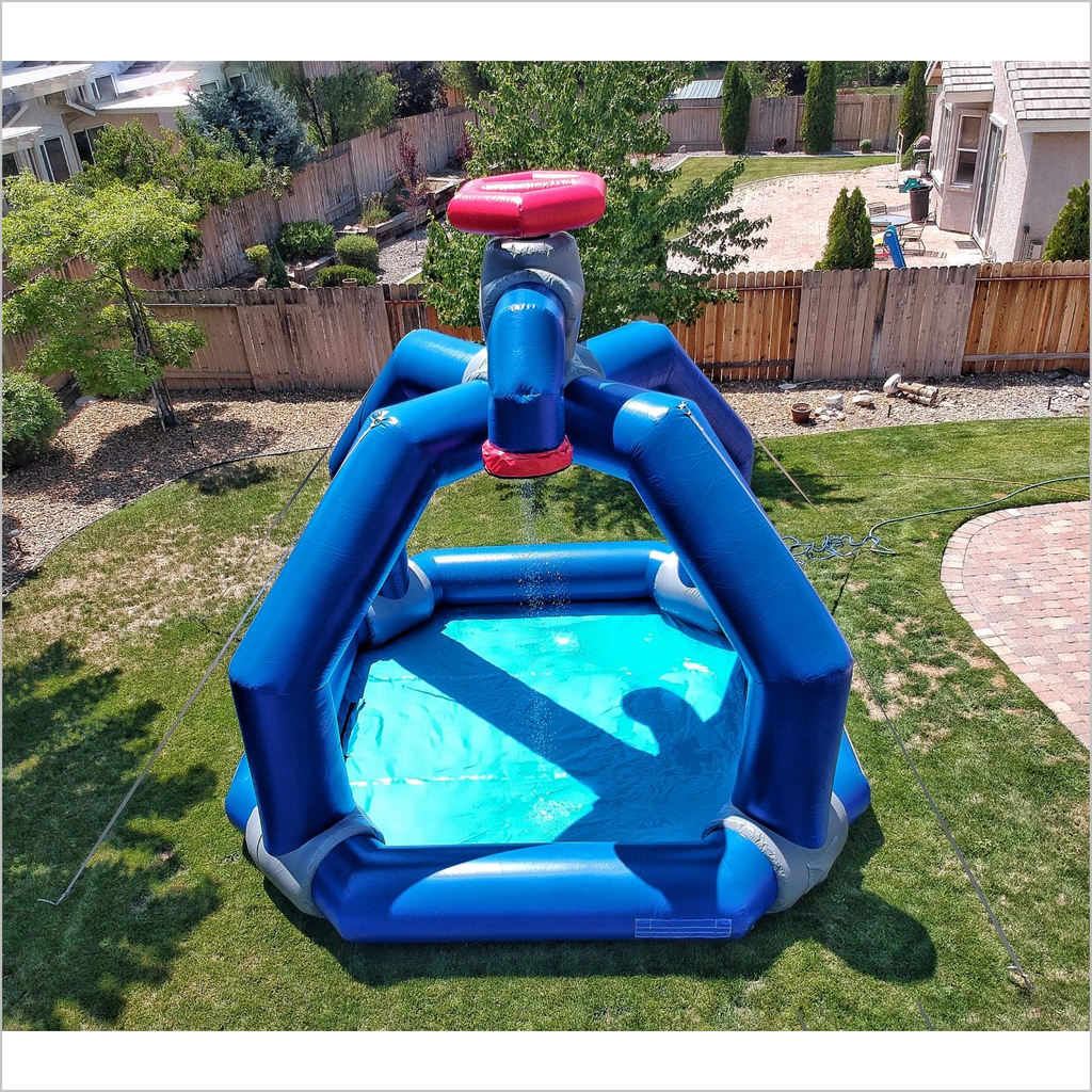 Splash Down Inflatable Water Worx Outdoor Fun Game water splasher pool