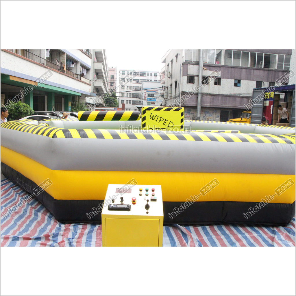 Giant Outdoor Inflatable Meltdown Challenge Eliminator Inflatable Wipe ...