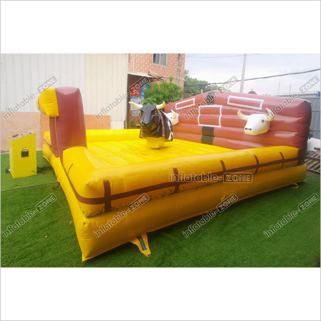 Fun Inflatable Bull Electric Bull Riding Inflatable Mechanical Bull Pr ...