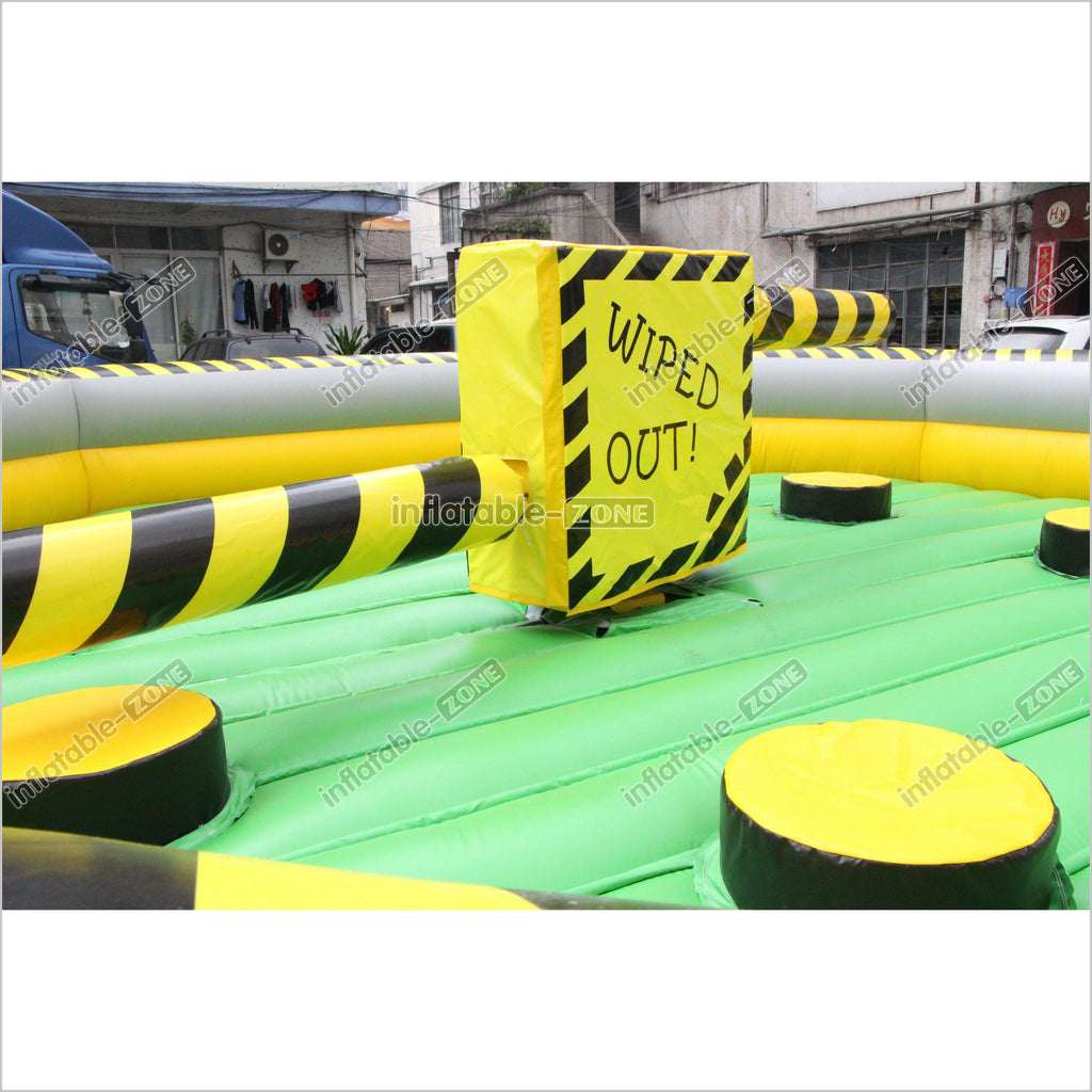 Giant Outdoor Inflatable Meltdown Challenge Eliminator Inflatable Wipe ...