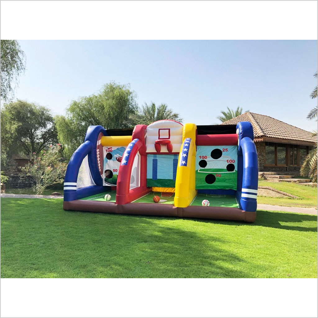 Shooting Sports Rugby Ball Basketball Football Inflatable Fun Park ...