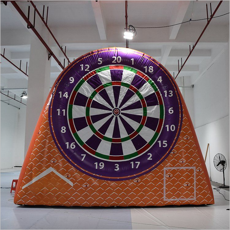 Interactive Play Inflatable Soccer Darts Board Human Sport Inflatable