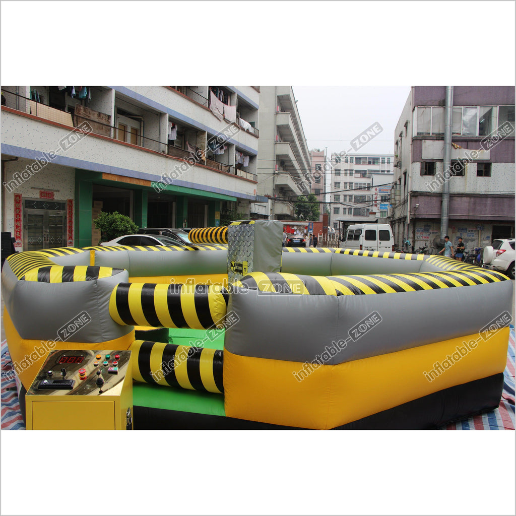 Commercial Inflatable Wipeout Sweeper Interactive Meltdown Machine Inf ...