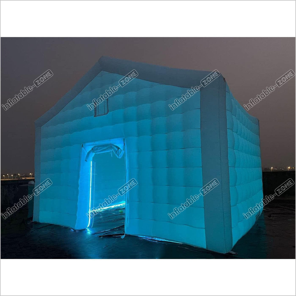 Large White Inflatable Nightclub Cube Wedding Tent Portable Inflatable ...
