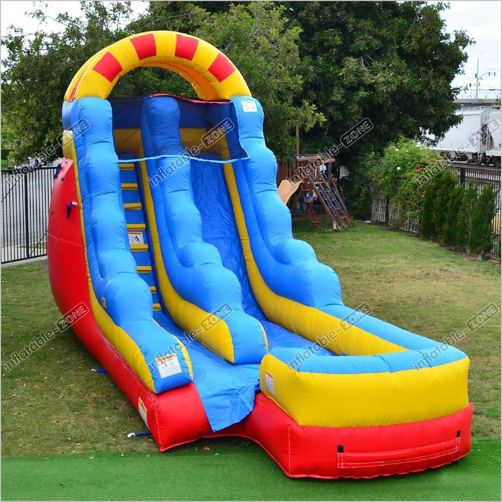 Circus Mega Water Inflatable Slide Garden Water Inflatables Wet And Dr