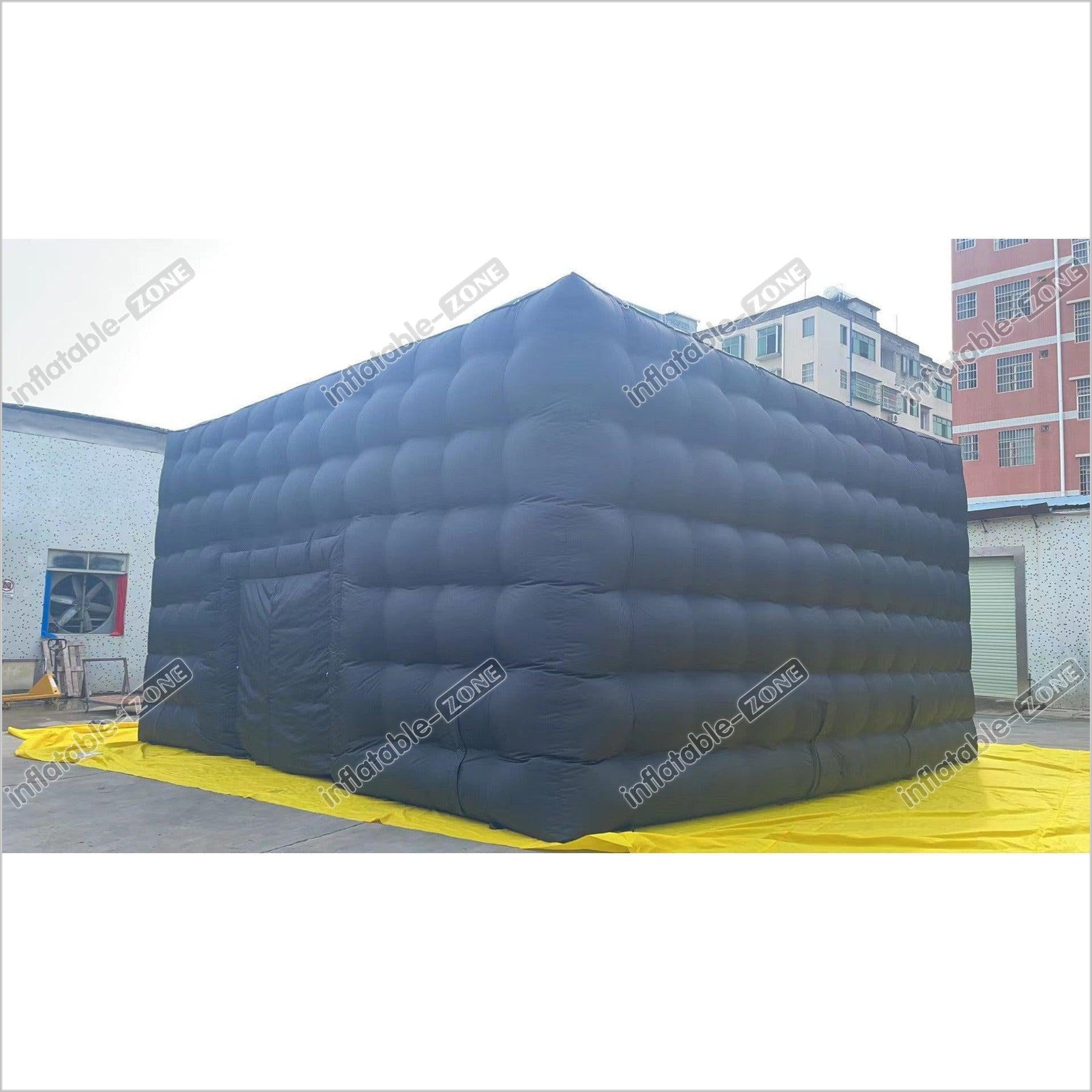 Black Giant Inflatable Cube Tent Party Disco Booth Nightclub Outdoor I ...