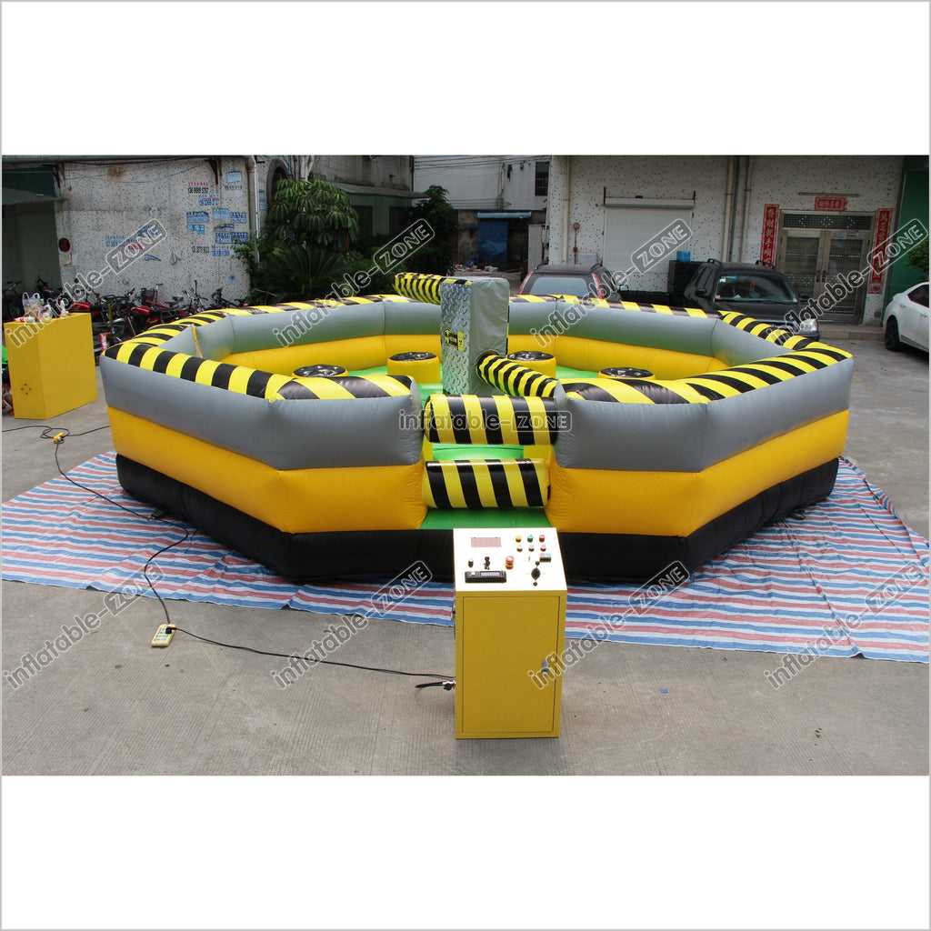 Outdoor Inflatable Wipeout Sports Games Mechanical Inflatable Sweeper ...