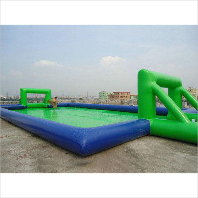 Inflatable Football Soccer Field,Inflatable Soap Football Field,Door C