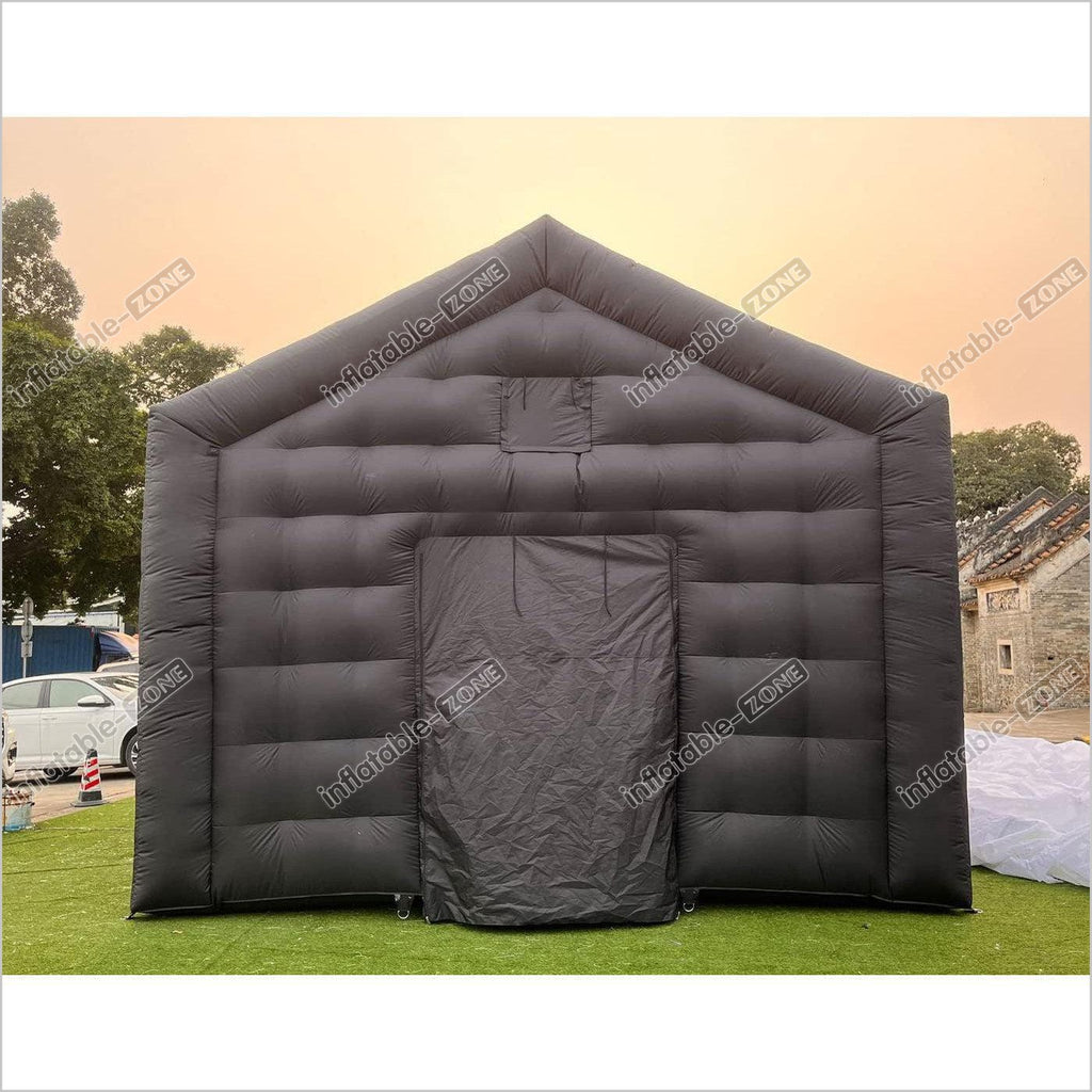 Large Black Inflatable Nightcube Wedding Tent Square Gazebo Event Room ...